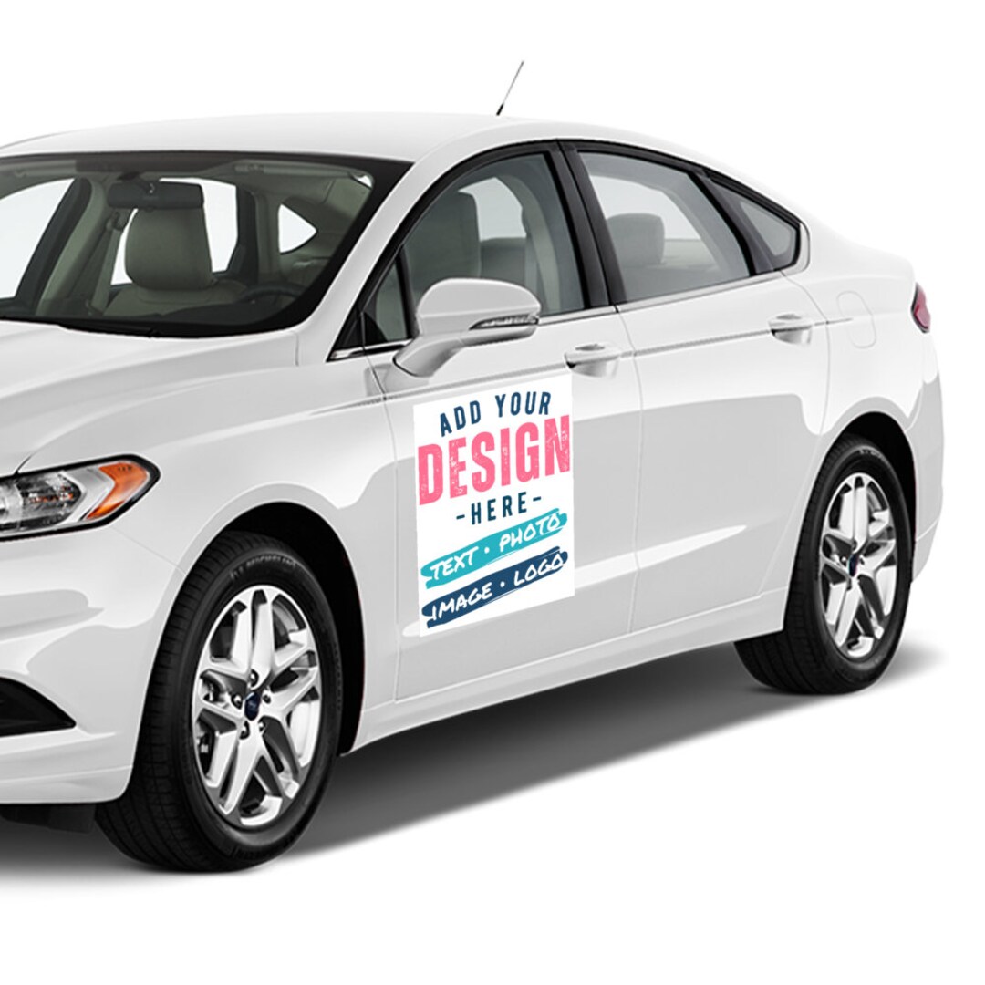 Custom Waterproof Car Magnet Decals Personalized Logo Magnet Stickers ...