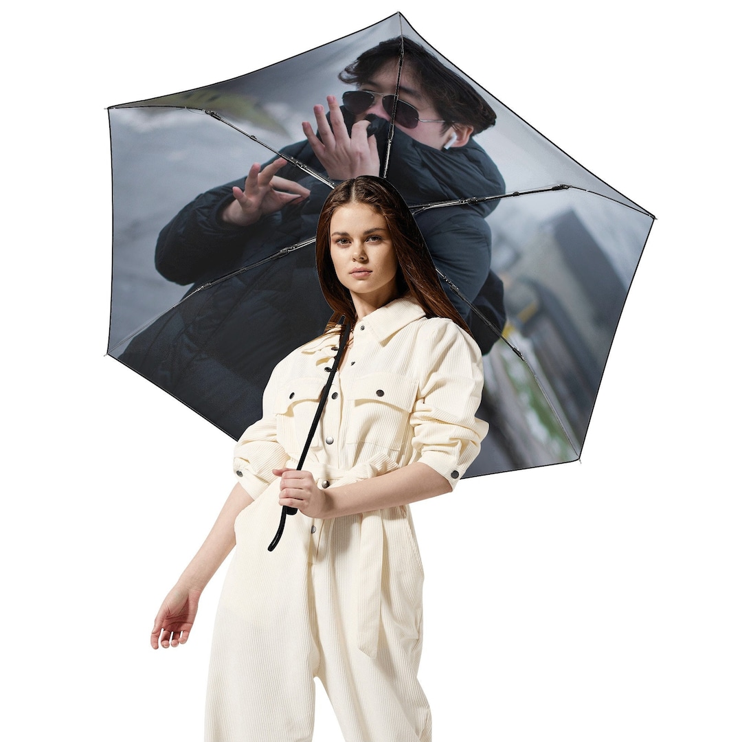 Custom Umbrella Inside Print With Photo Personalized K-pop Umbrella ...