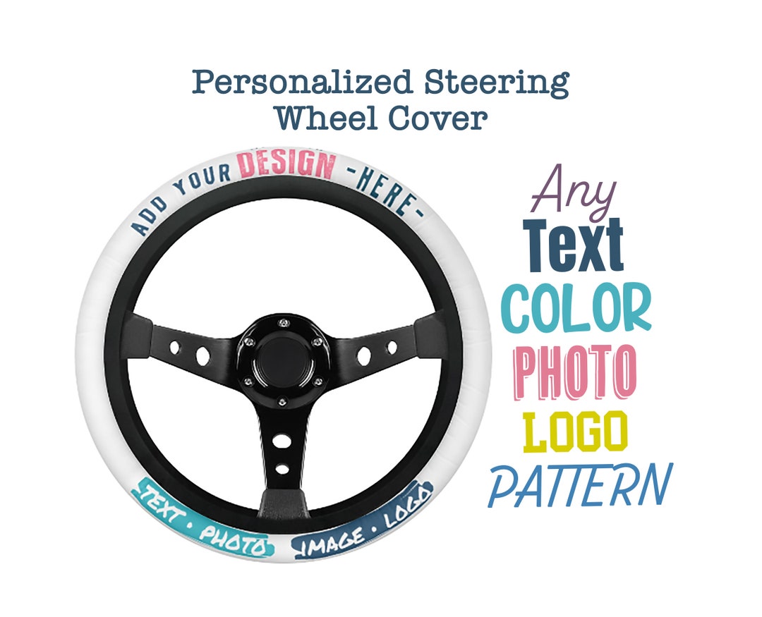 Personalized Steering Wheel Cover for Vehicle Custom Car Steering Wheel ...