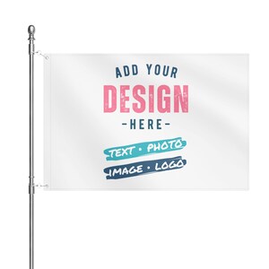 Custom Flags 4x6 Ft Garden Flag Design Your Own Flag Any Color Photo ...