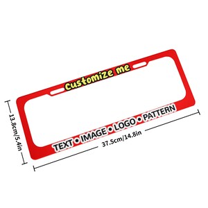 Custom Australia License Plate Frame 2 Sizes Available Personalized Car ...