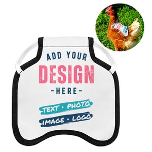 Custom Chicken Saddle Clothes for Chickens Personalized Pet Chicken ...
