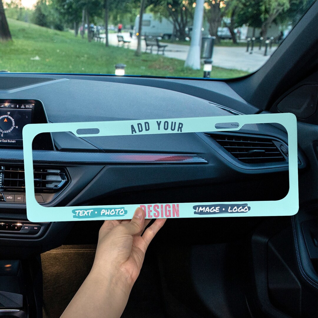 Australian License Number Plate Frame 2 Sizes Personalized Car Tag ...