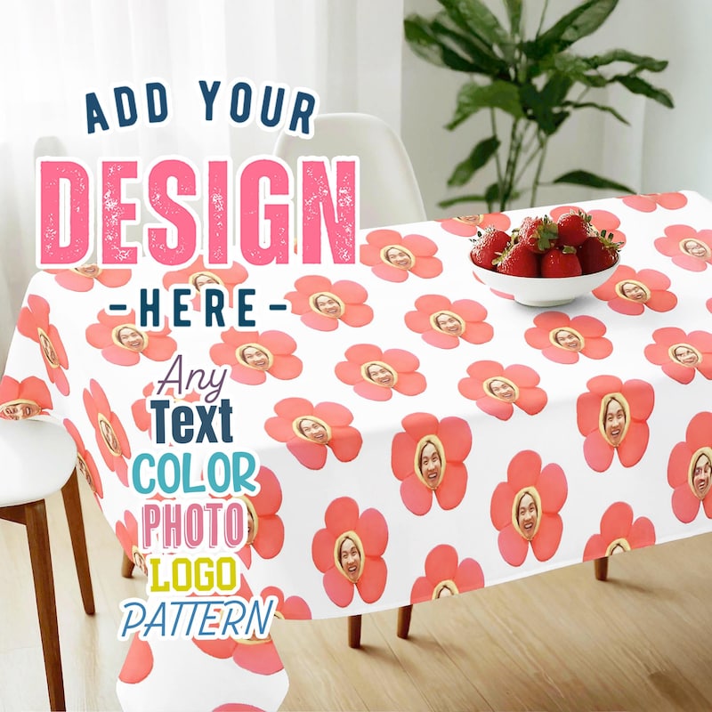 Custom Tablecloth - Etsy