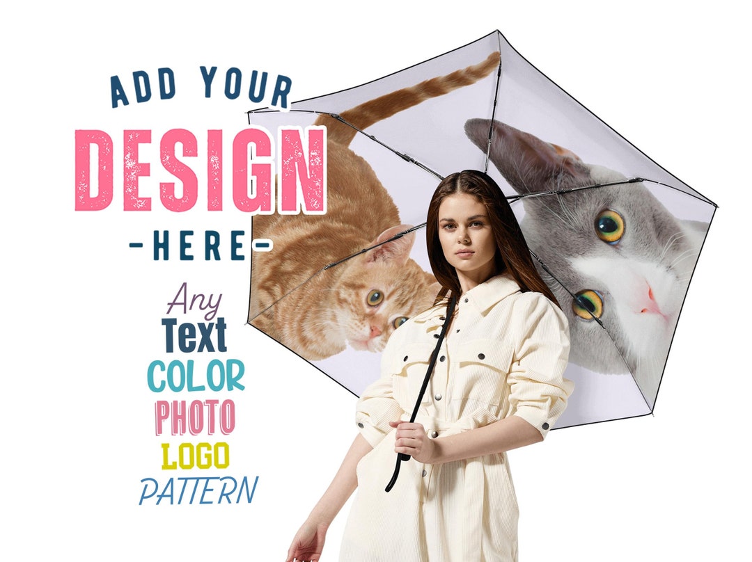 Custom Umbrella Personalized Monogram Umbrella Logo Photo Manual or ...