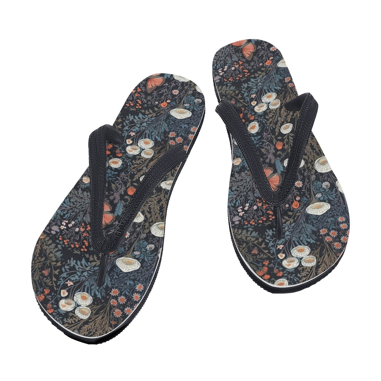 Womens Cottage Core Sandals Cute Whimsical Flip Flops Cottagecore ...