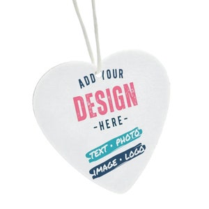Custom Car Air Freshener Heart Shaped Personalized Photo Incense Hanger ...