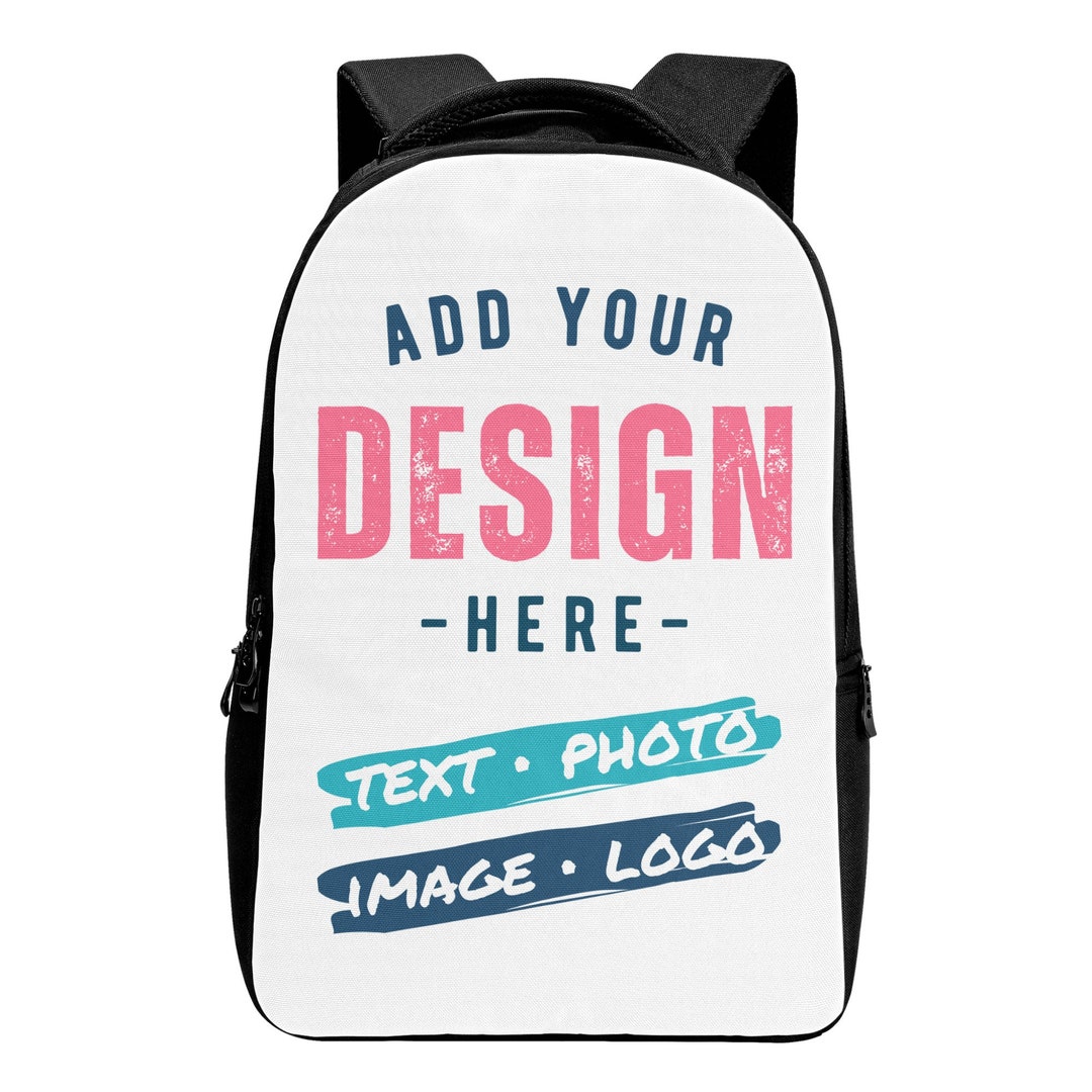 Custom Laptop Backpack Personalized Backpack Customizable Photo Image ...