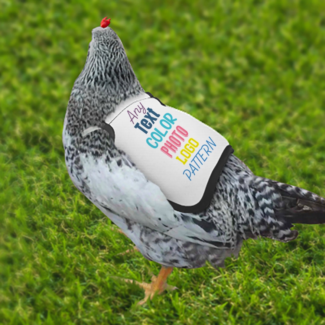 Custom Chicken Saddle Clothes for Chickens Personalized Pet Chicken ...