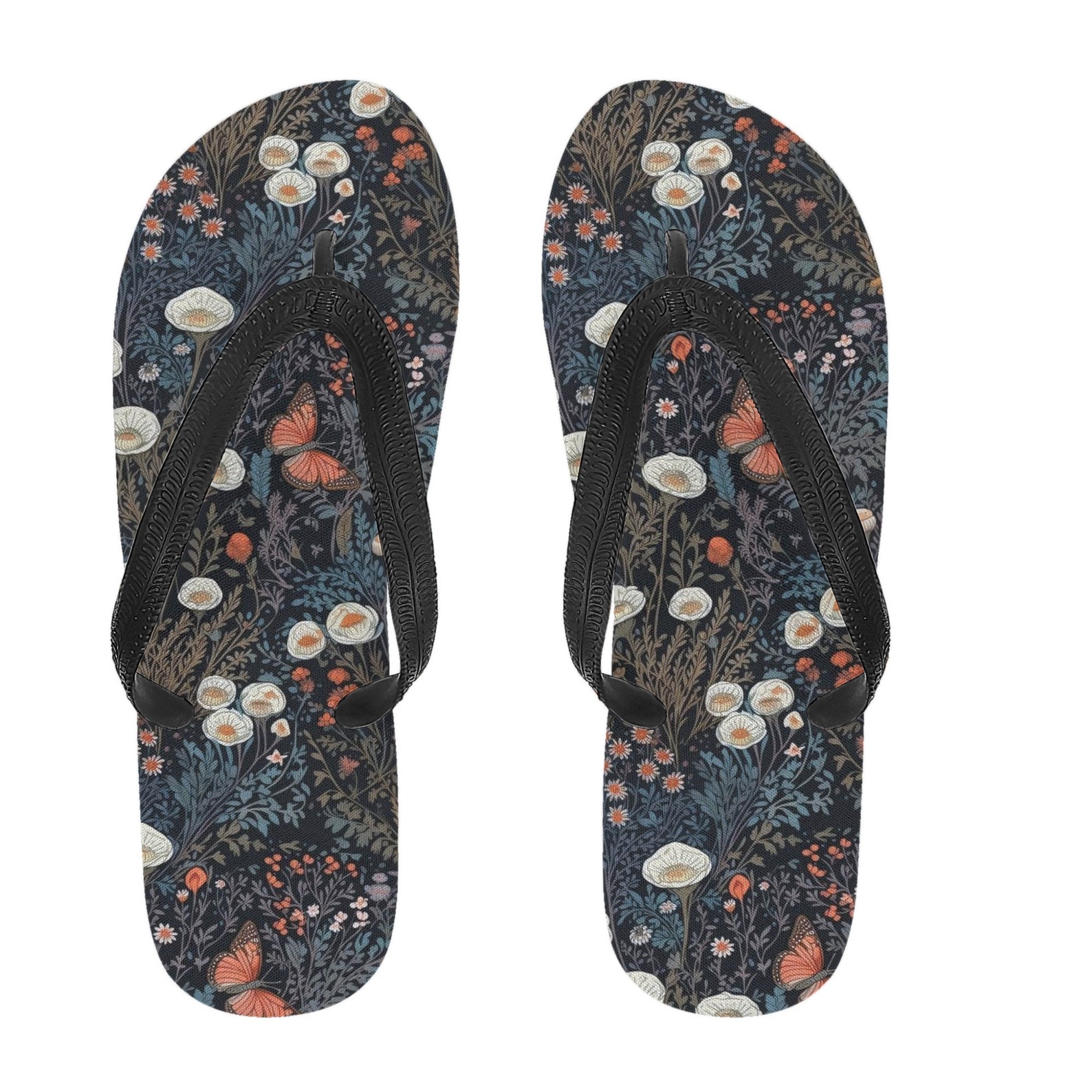Womens Cottage Core Sandals Cute Whimsical Flip Flops Cottagecore ...