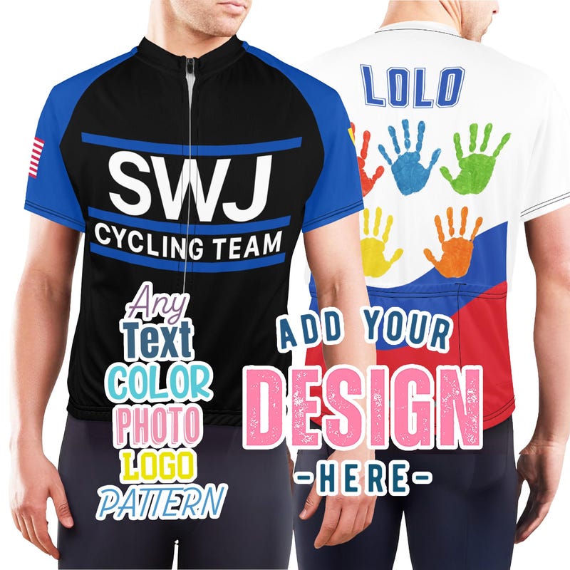 Cycling Jersey Men Custom - Etsy