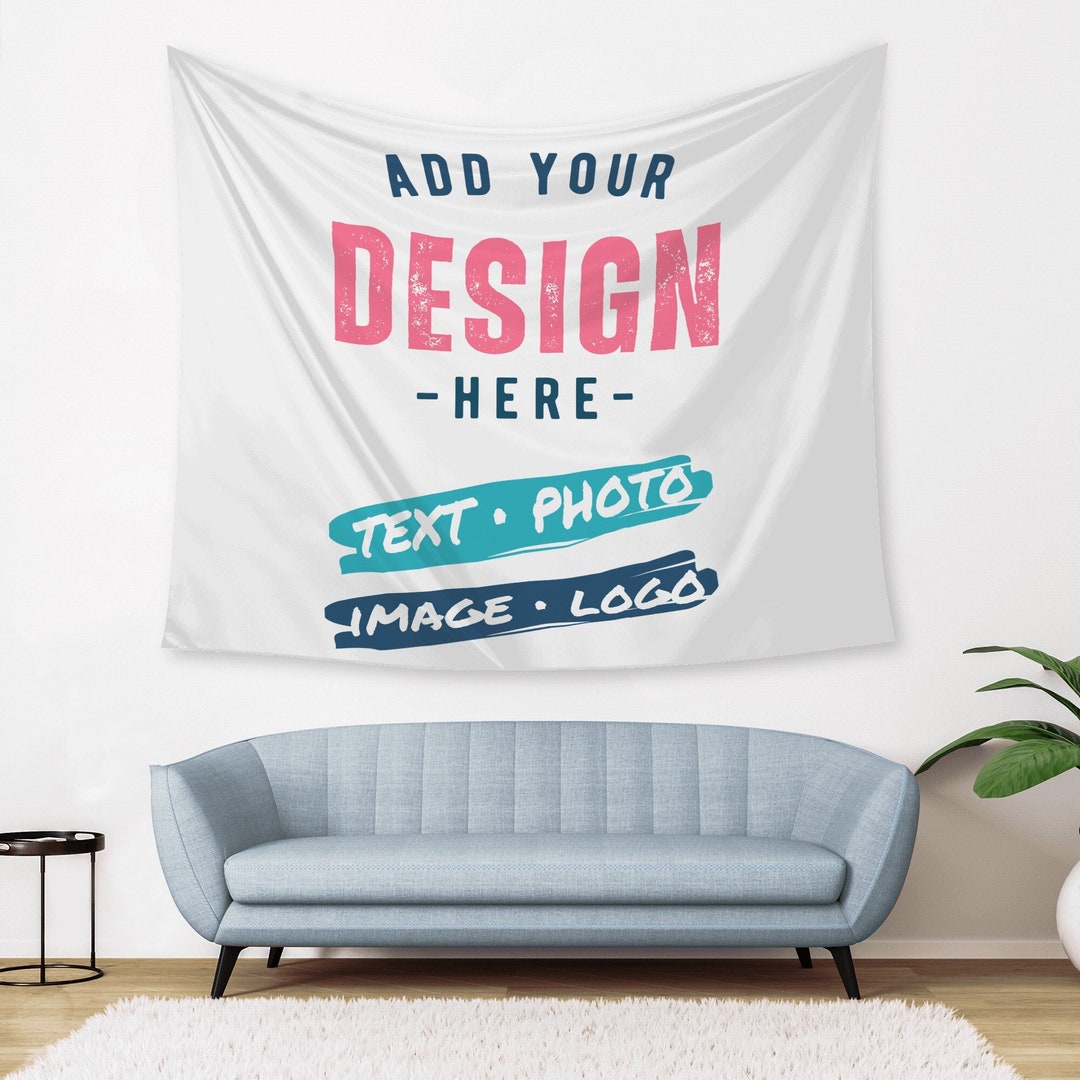 Custom Wall Hanging Large Personalized Wall Covering Housewarming Gift ...