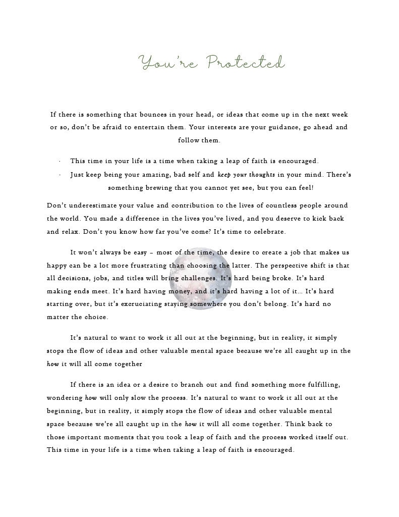 Guidance Reading | General Reading | Signs & Symbols | Advice Reading ...