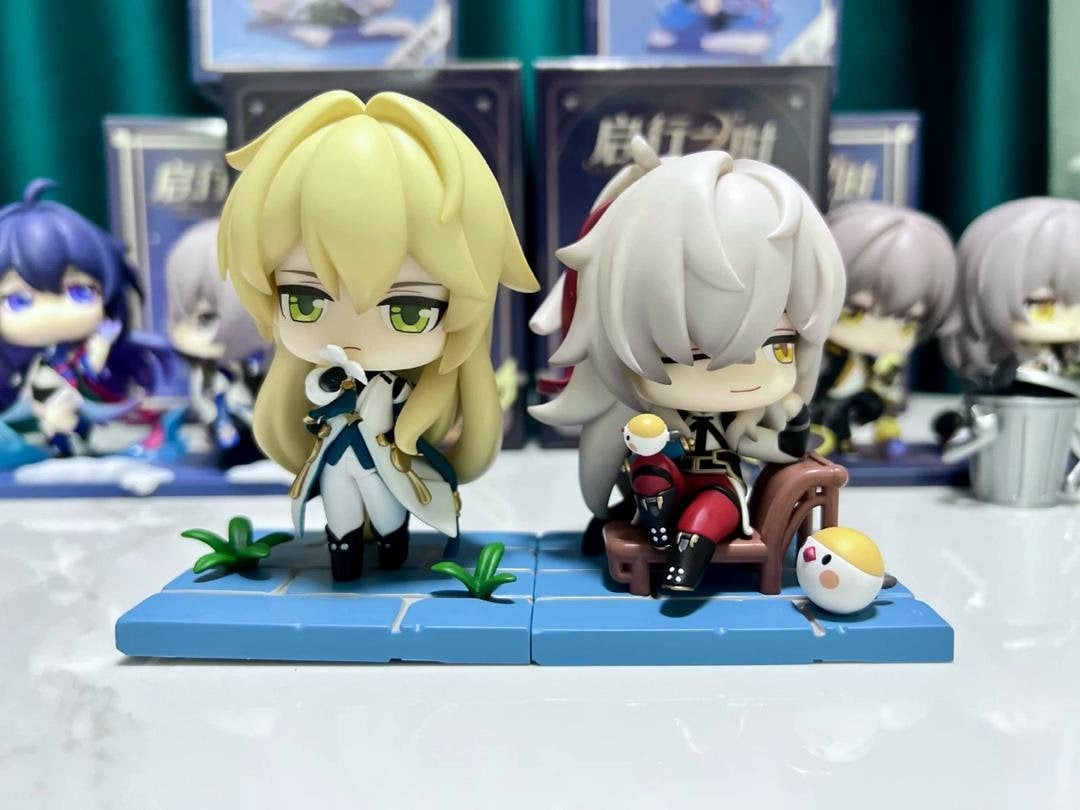 Chibi Honkai Star Rail Figure Trailblazer Hsr Caelus Hsr Stelle Hsr ...