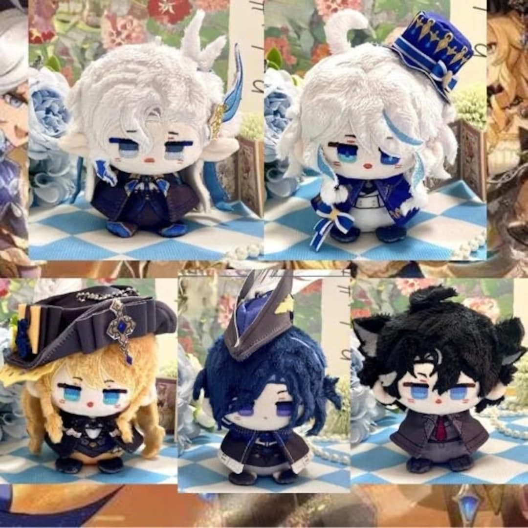 Chibi Genshin Impact Plush Dolls Genshin Furina Genshin Neuvillette ...