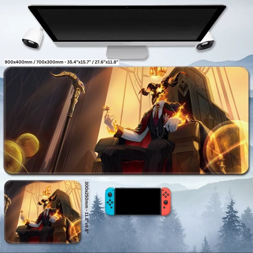 HSR Annihilation Gang Honkai Star Rail Mouse Pad Duke Inferno Ifrit ...
