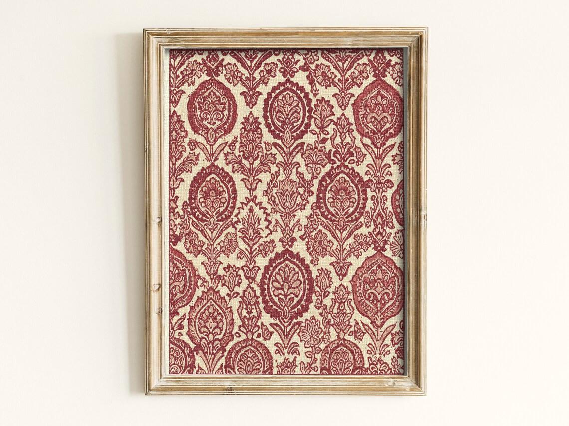 Indian Block Print Wall Art Set of 6 – Boho Printable Gallery Wall ...