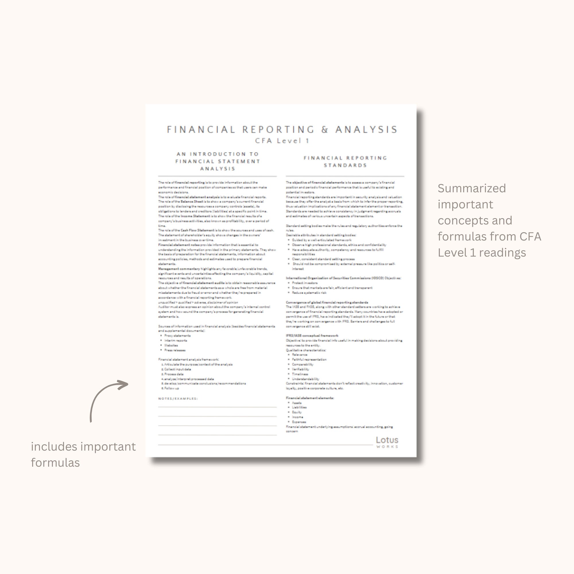 CFA Exam Financial Reporting & Analysis Study Guide, CFA Exam, CFA ...