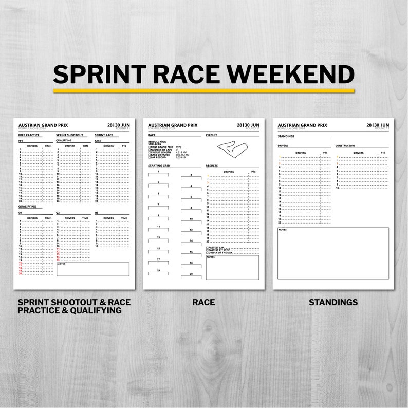 F1 Journal 2024, F1 2024 Planner, Formula 1 2024, Monza, Monaco, Spa ...