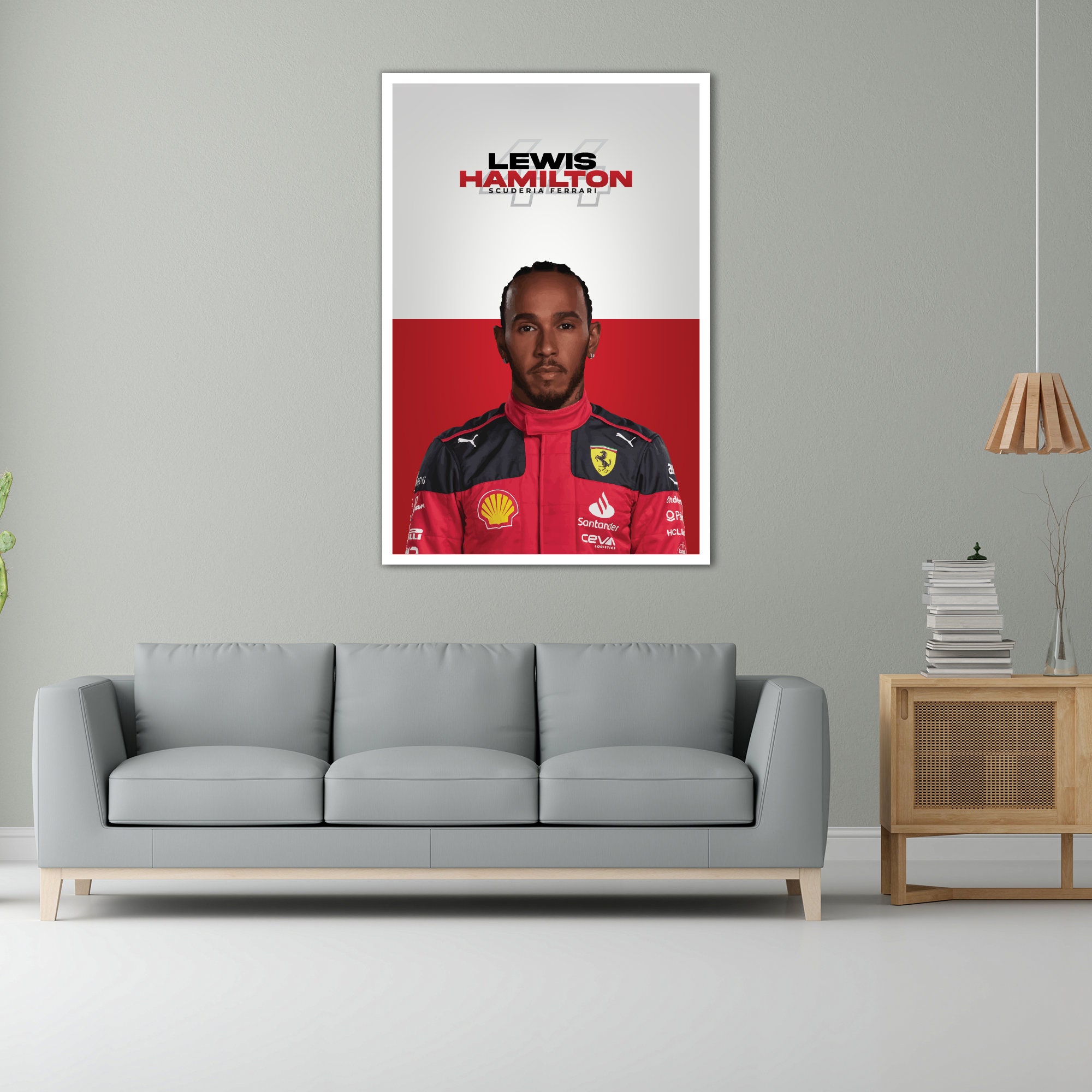 Lewis Hamilton Poster, Formula 1 Poster, Lewis Hamilton Print, Hamilton ...