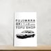AE86 Initial D Poster, Hachi-roku Wall Art, Fujiwara Tofu Shop, AE86 ...