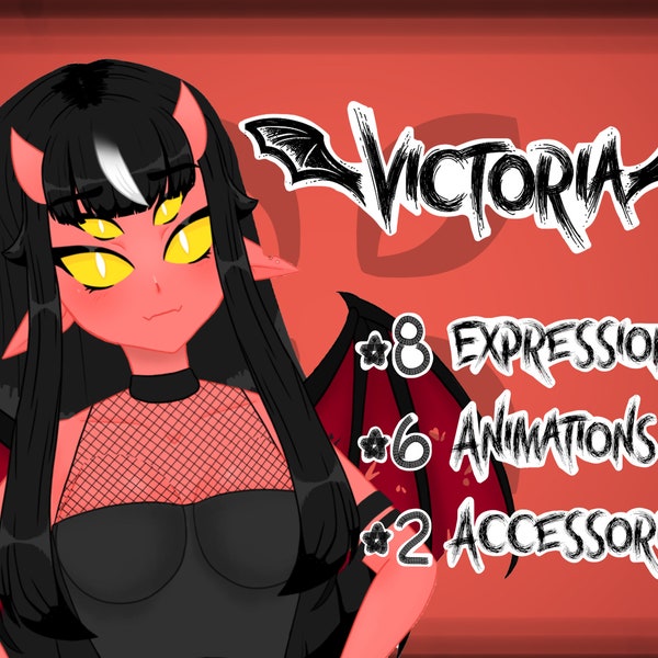 Succubus Vtuber Model - Etsy Canada