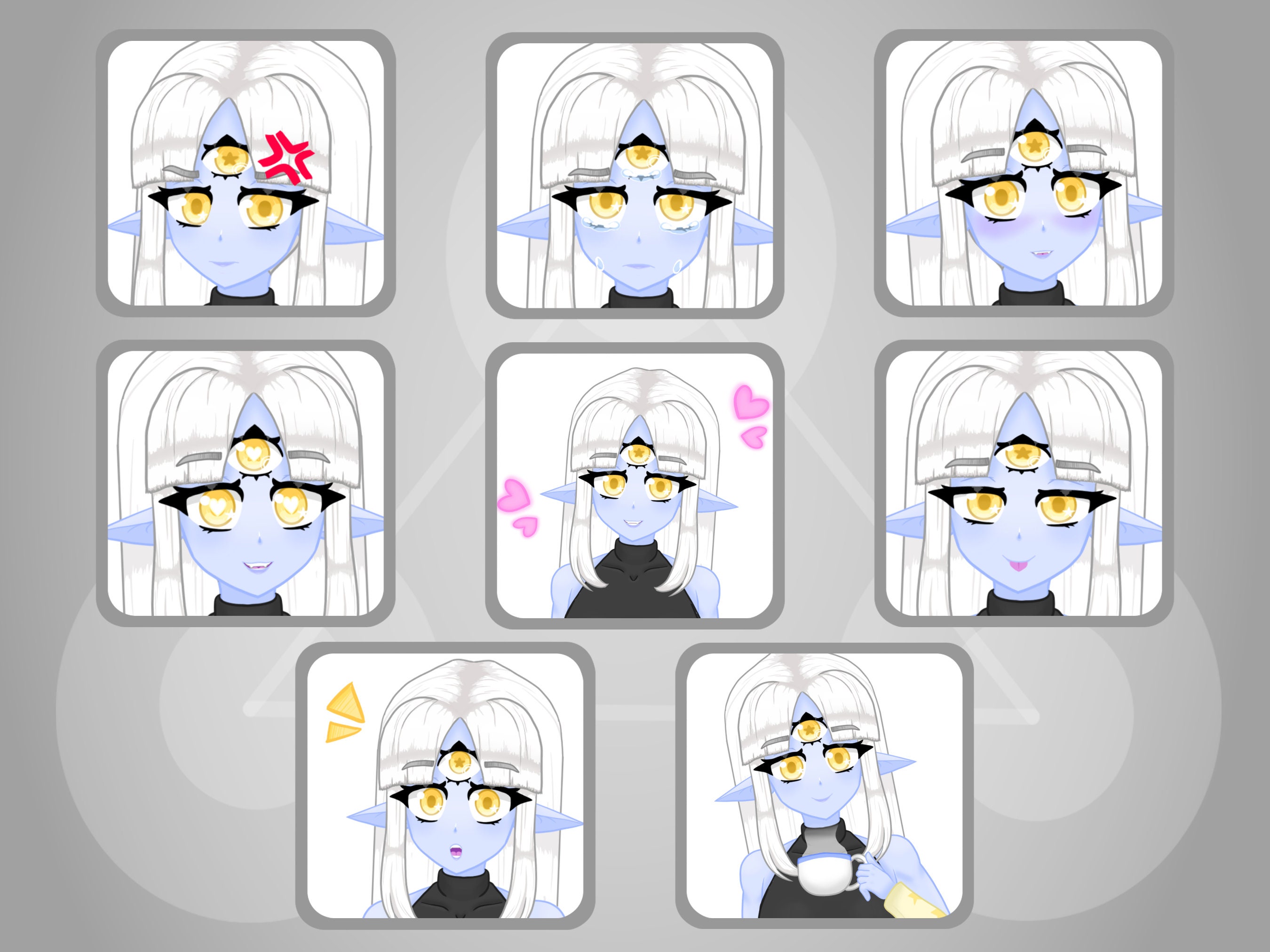 Amara Premade Fully Rigged Vtuber Model Triclops Monster Girl - Etsy