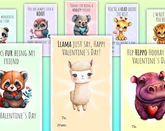 Red Panda Valentine's Day Cards - Printable Download, Instant Download ...
