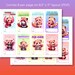 Red Panda V2 Valentine's Day Cards - Printable Download, Instant ...