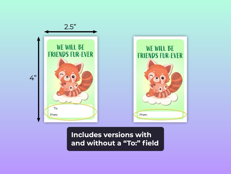 Red Panda Valentine's Day Cards - Printable Download, Instant Download ...