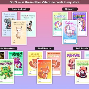 Red Panda V3 Valentine's Day Cards - Printable Download, Instant ...
