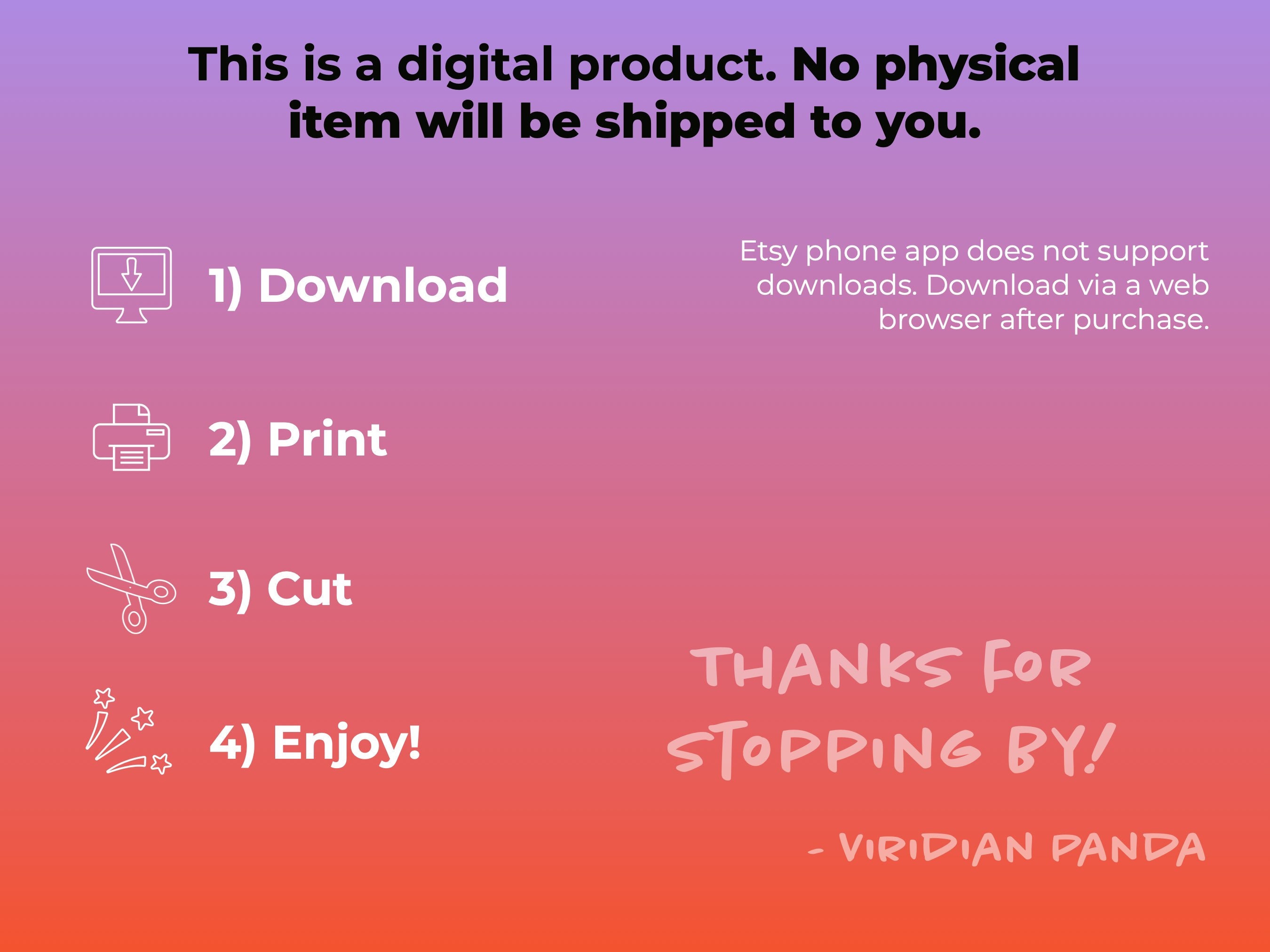 Red Panda V2 Valentine's Day Cards - Printable Download, Instant ...