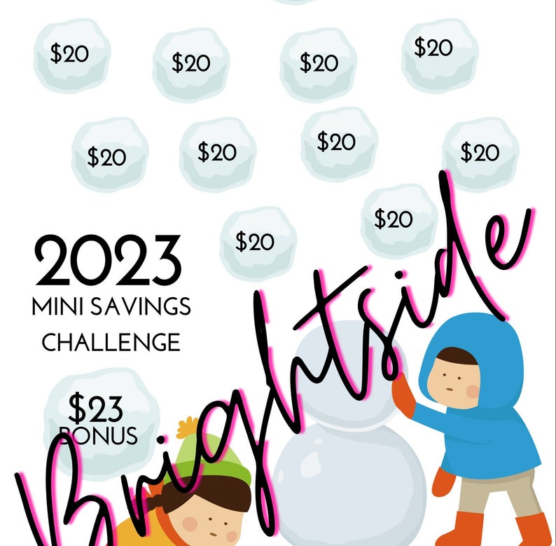 2023 Mini Savings Challenge - Etsy
