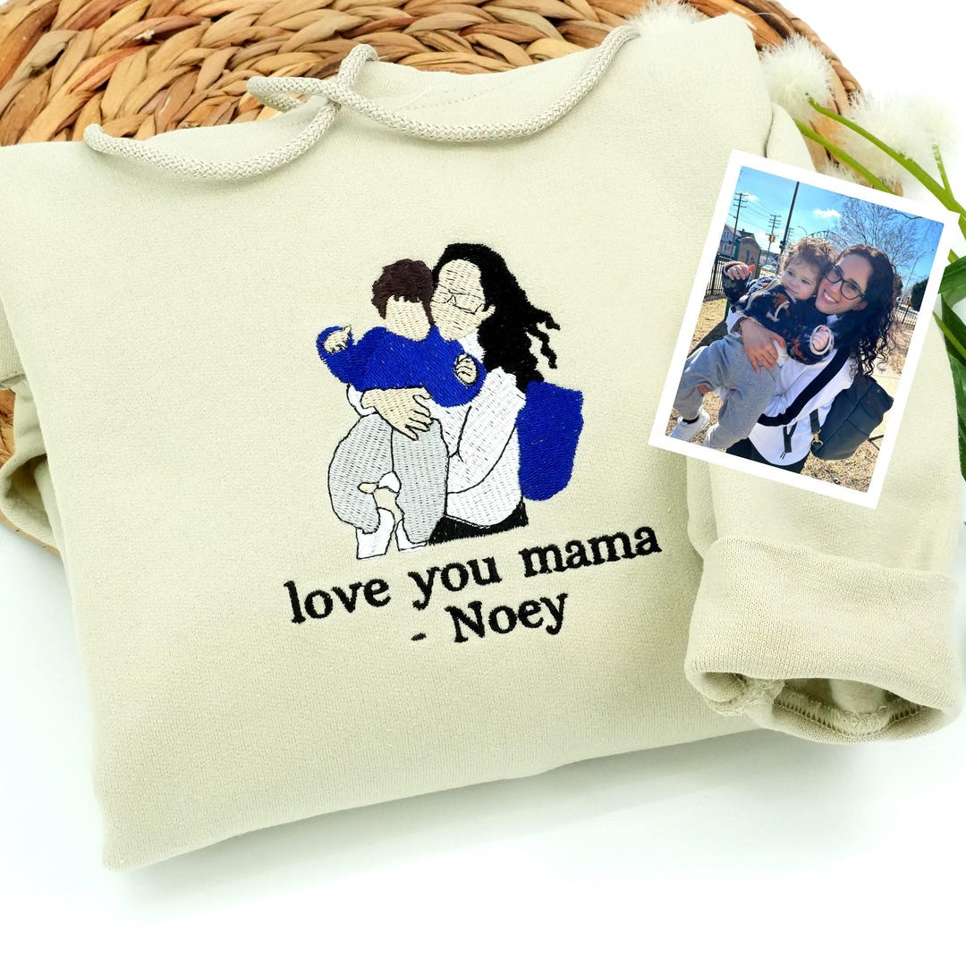 Custom Sweater With Picture, Personalized Family Portrait Hoodie ...