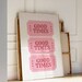 Good Times Ticket Wall Art, Preppy Wall Art Print, Trendy Coastal Wall ...