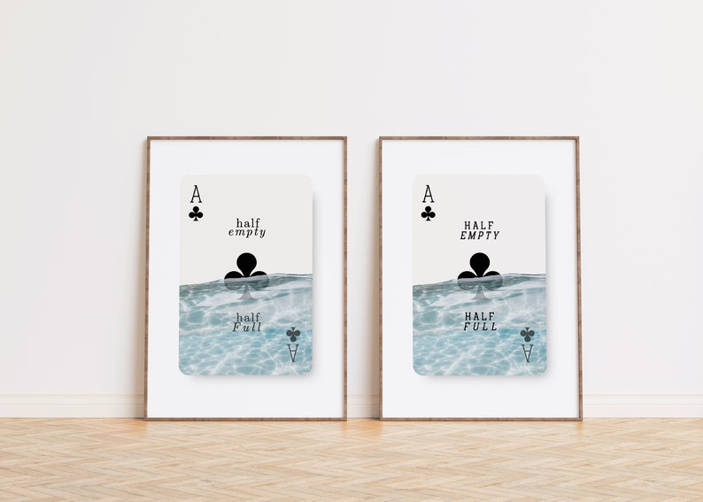 Trendy Retro Playing Cards Prints Aesthetic Ace Card Poster - Etsy