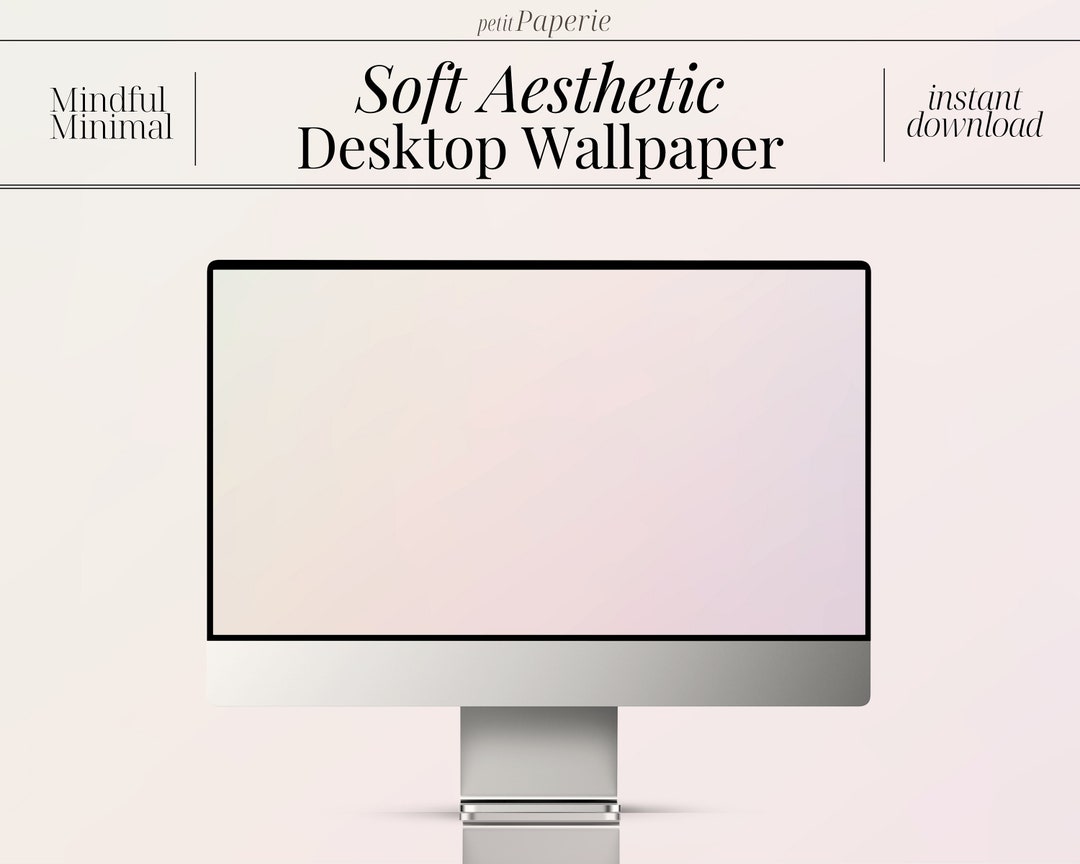Soft Gradient Aura Pink Pastel Lavender Desktop Wallpaper | Gradient ...