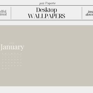 2025 Desktop Wallpapers Calendars | Monthly Desktop Backgrounds, SET OF ...