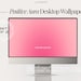 Positive Gradient Aura Pink Affirmations Theme Desktop Wallpaper ...