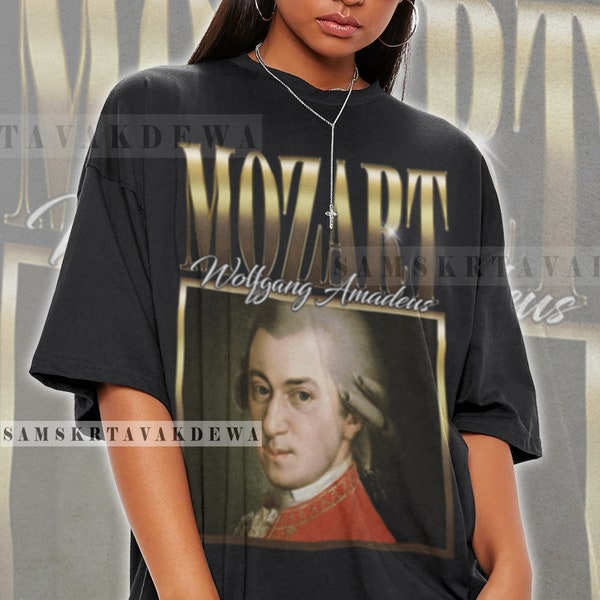 Wolfgang Amadeus Mozart Shirt - Etsy