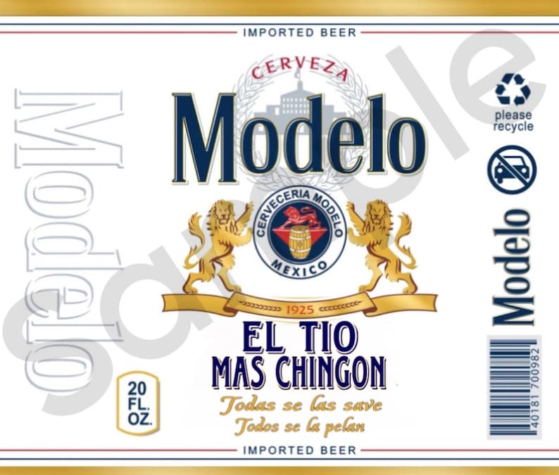 Modelo El Tio Mas Chingon - Etsy