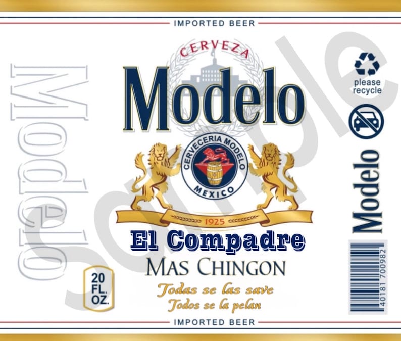 Modelo El Compadre Mas Chingon - Etsy