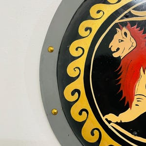 22 Medieval Shield Lion Coat of Arms Medieval Wall Decor Shield ...
