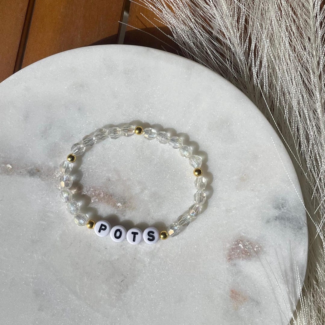 POTS Awareness Beaded Bracelet - Etsy