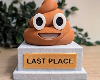 Poop Emoji Trophy, Loser Trophy - Etsy