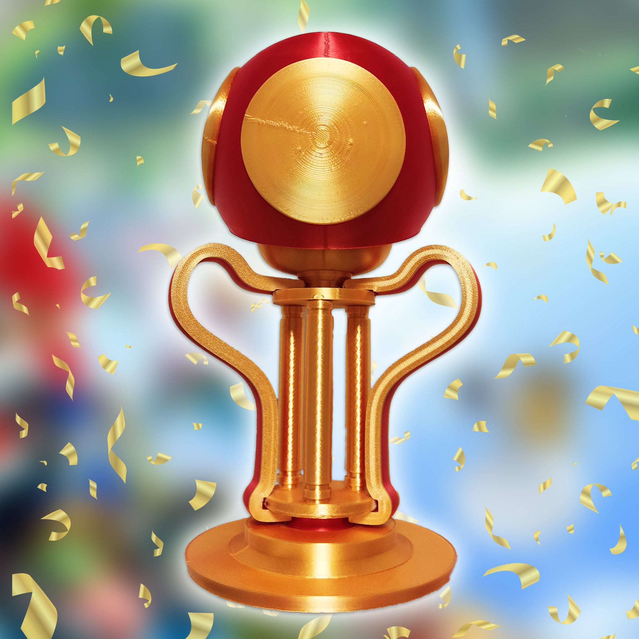 Mario Kart Inspired Mushroom Cup Trophy | Mario Kart Tournament Trophy ...