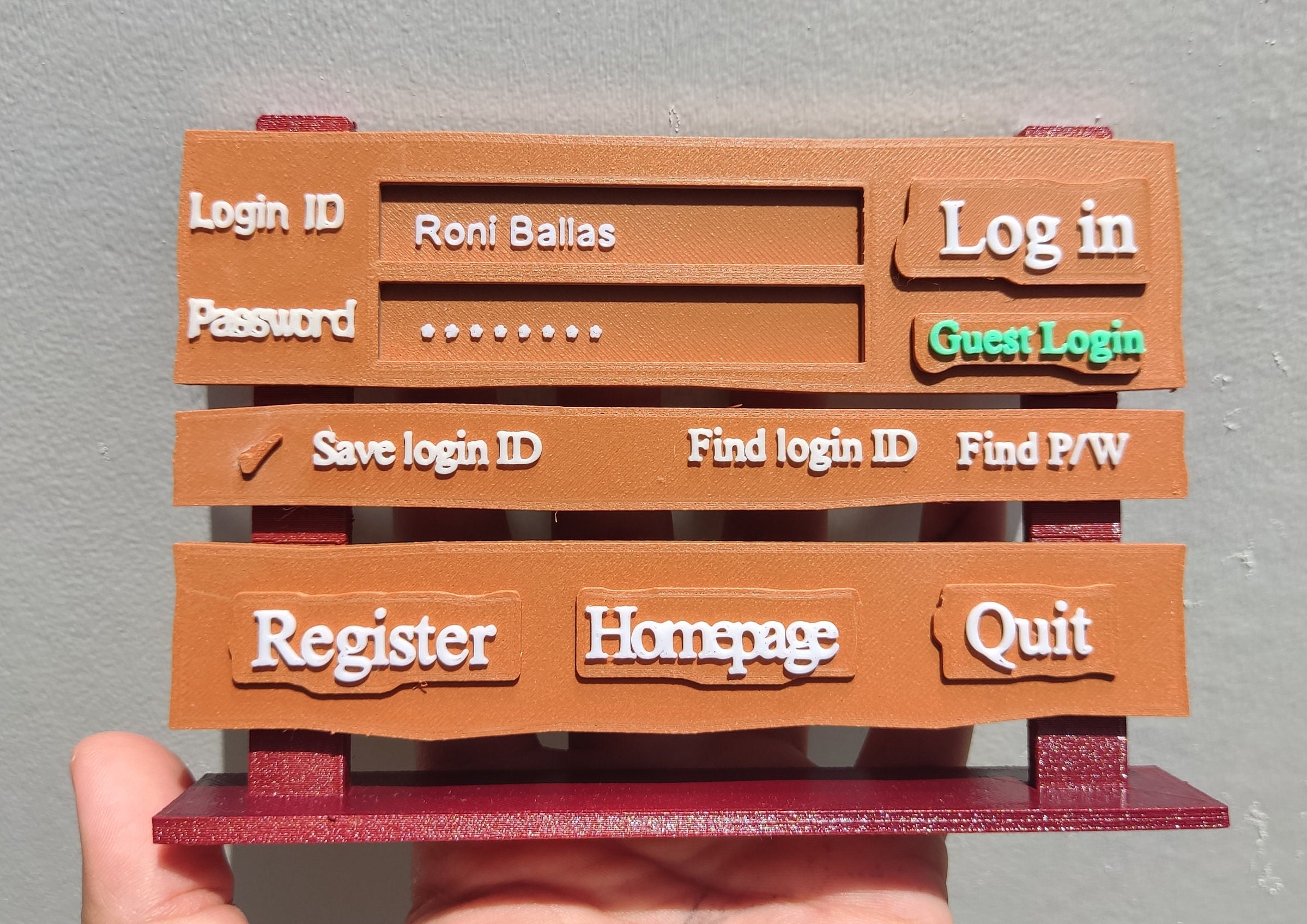 Custom Maplestory Log-in Sign, Personalized With Your Username and ...