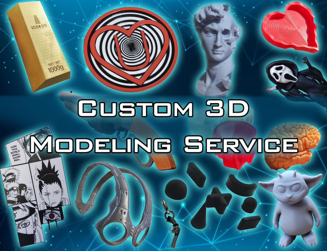 Custom 3D Modeling, FDM & Resin Print-ready, Affordable Custom STL/OBJ ...