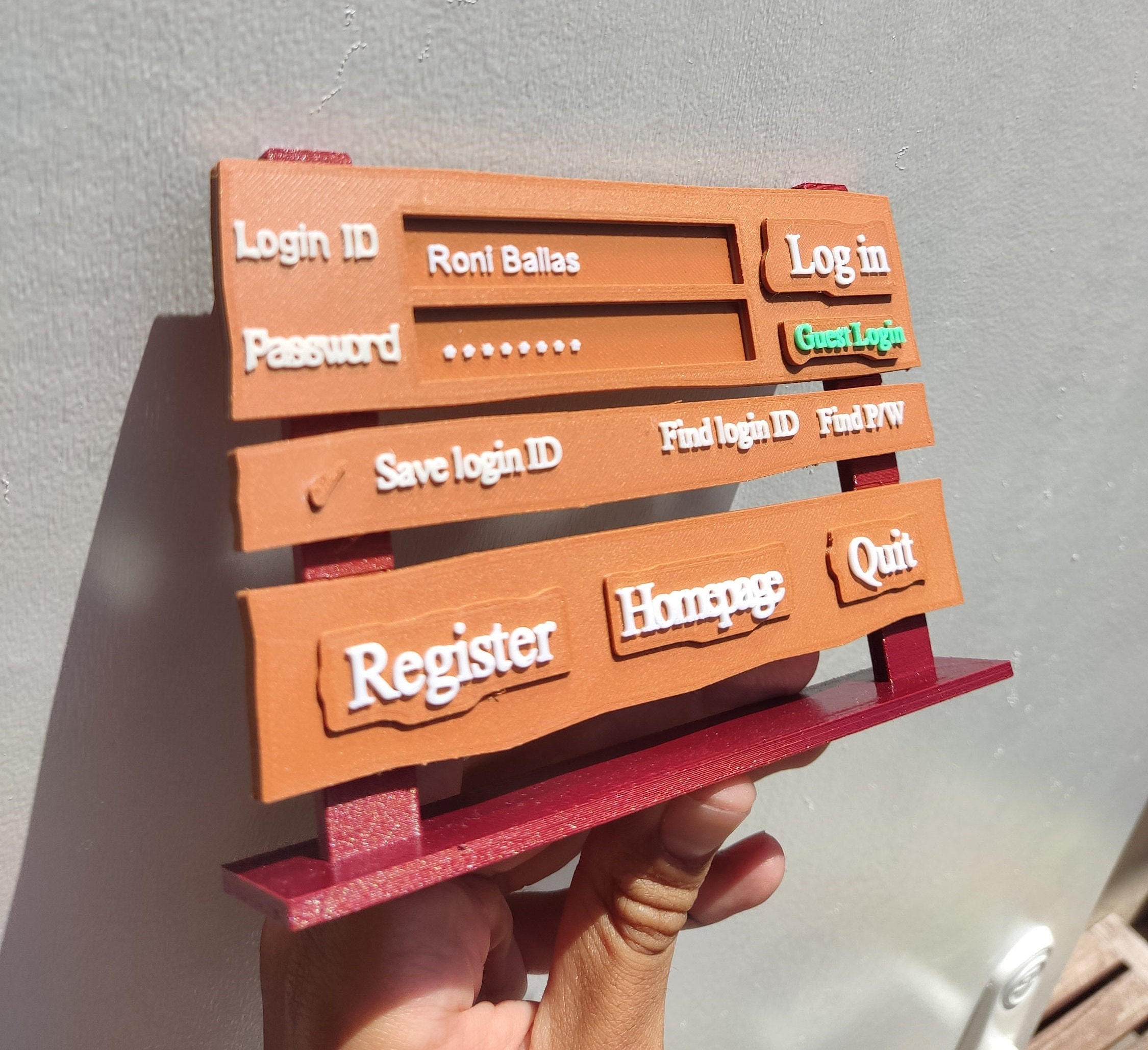 Custom Maplestory Log-in Sign, Personalized With Your Username and ...