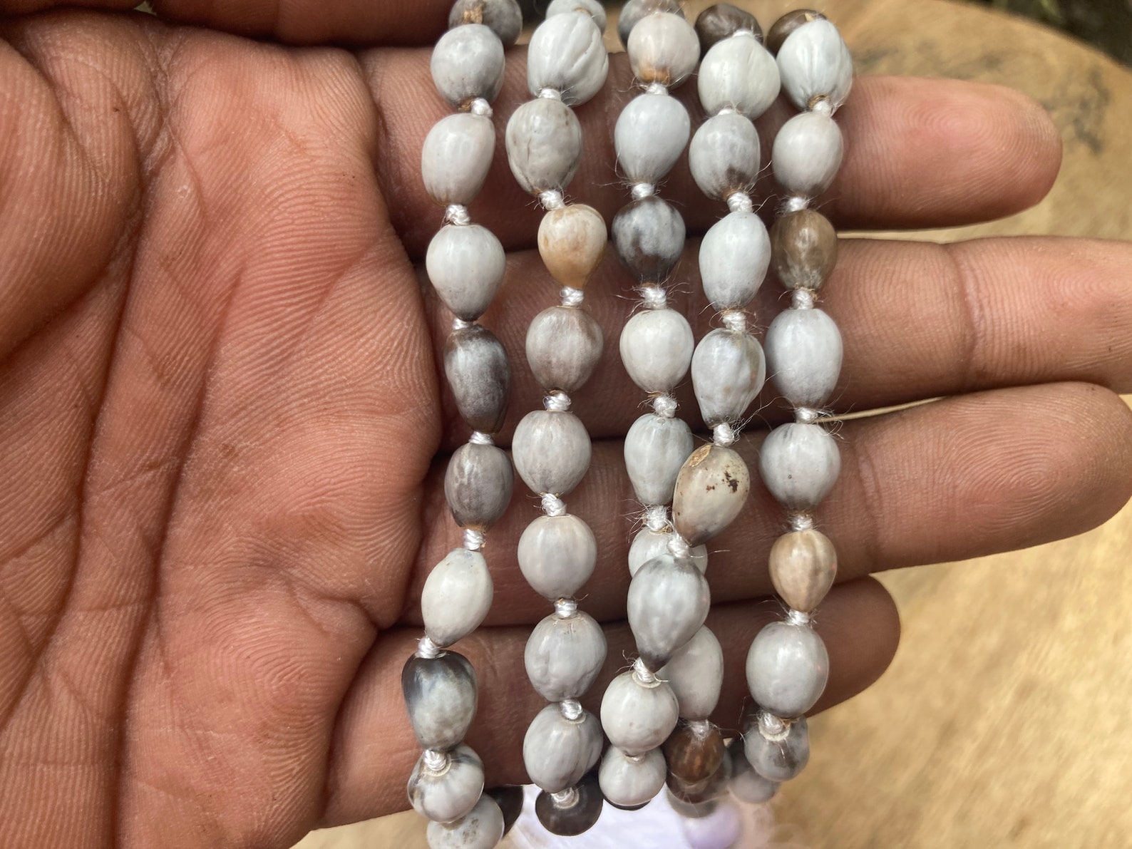 Vaijanti Seed Bead Mala, Radha Krishana Mala, 108 +1 Beaded Mala, Japa ...